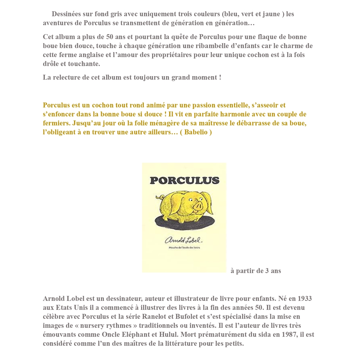 📚 LES INTEMPORELS N° 7 Régalons-nous